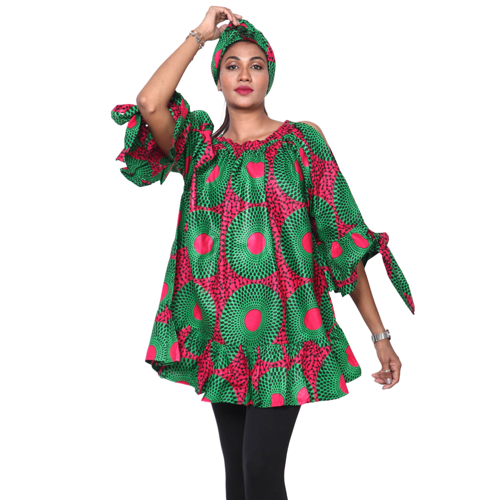 Elegant Open Sleeve Tunic Top For Women's -- FI-20 – African-Stars