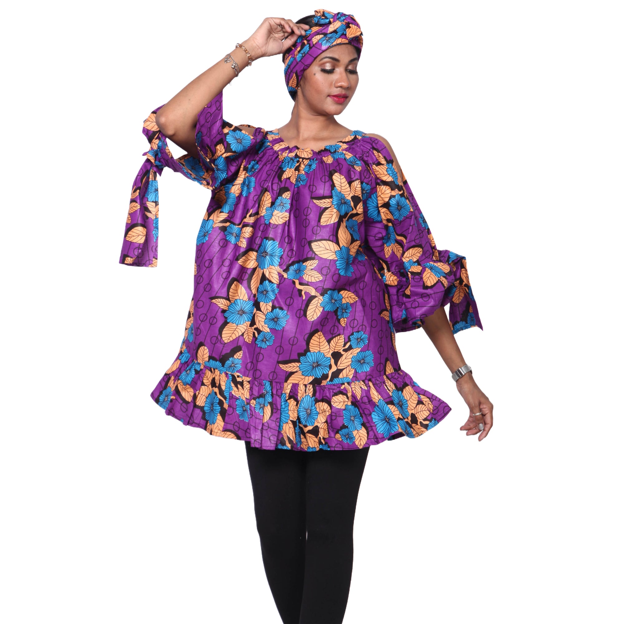 Elegant Open Sleeve Tunic Top For Women's -- FI-20 – African-Stars