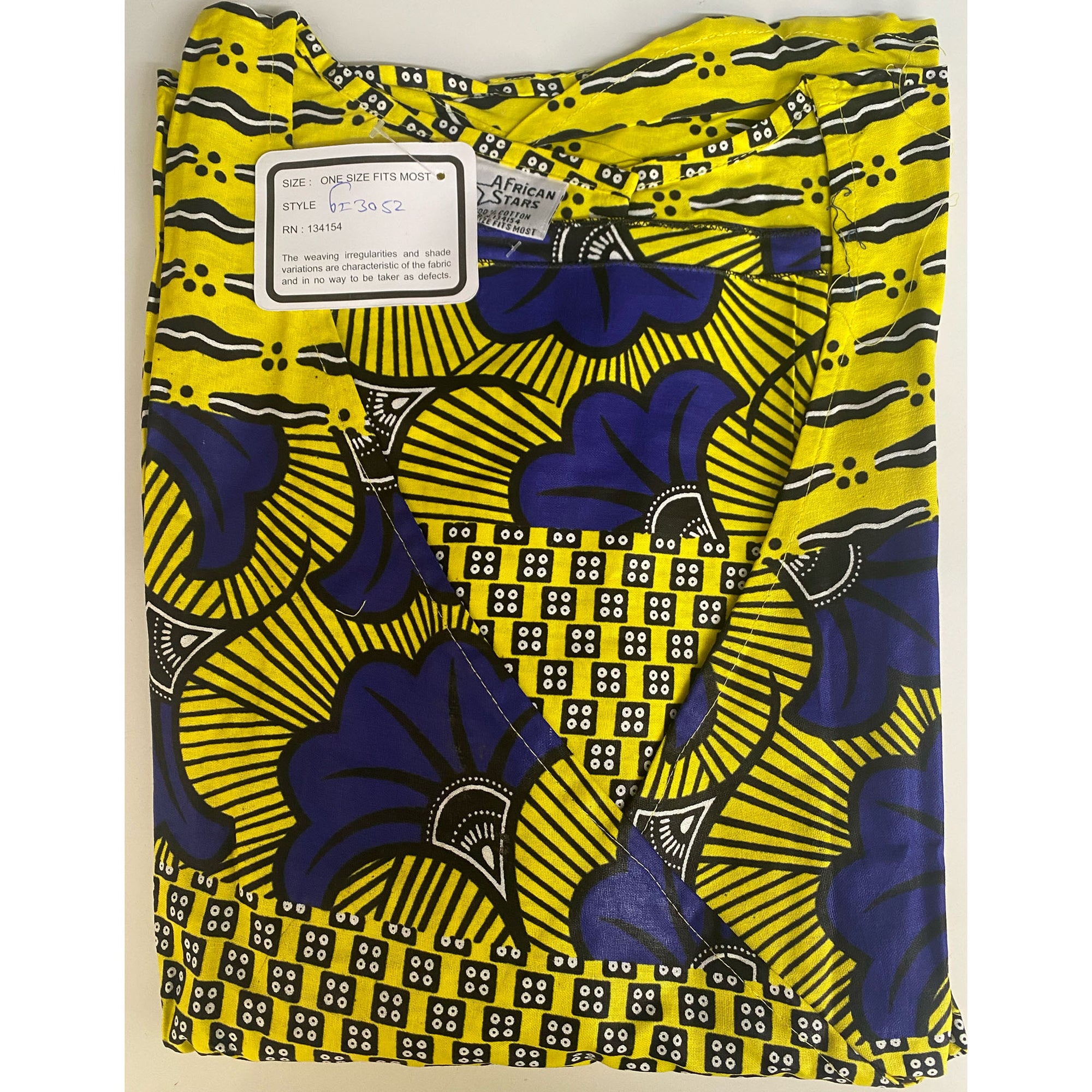 Women's African Ruffle Layer Short Sleeve Wrap Blouse – African-Stars