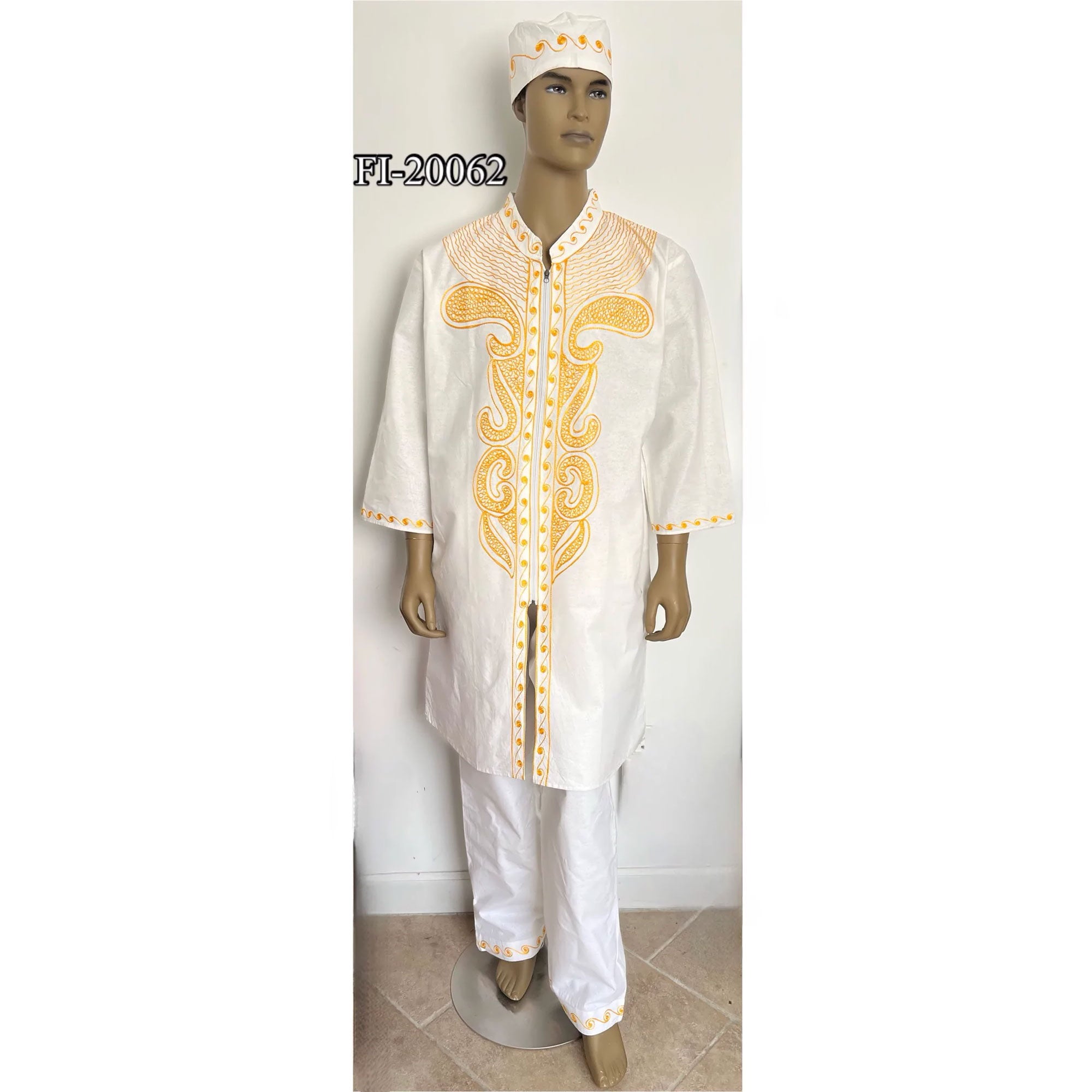 African Men's 3 Piece King Suit - The African Stars – African-Stars