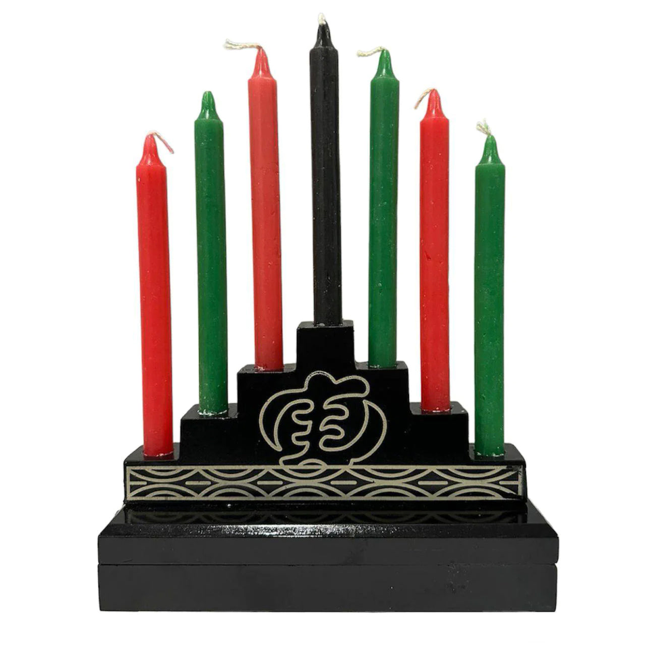 Kwanzaa Décor Candle Set With Candles – African-Stars